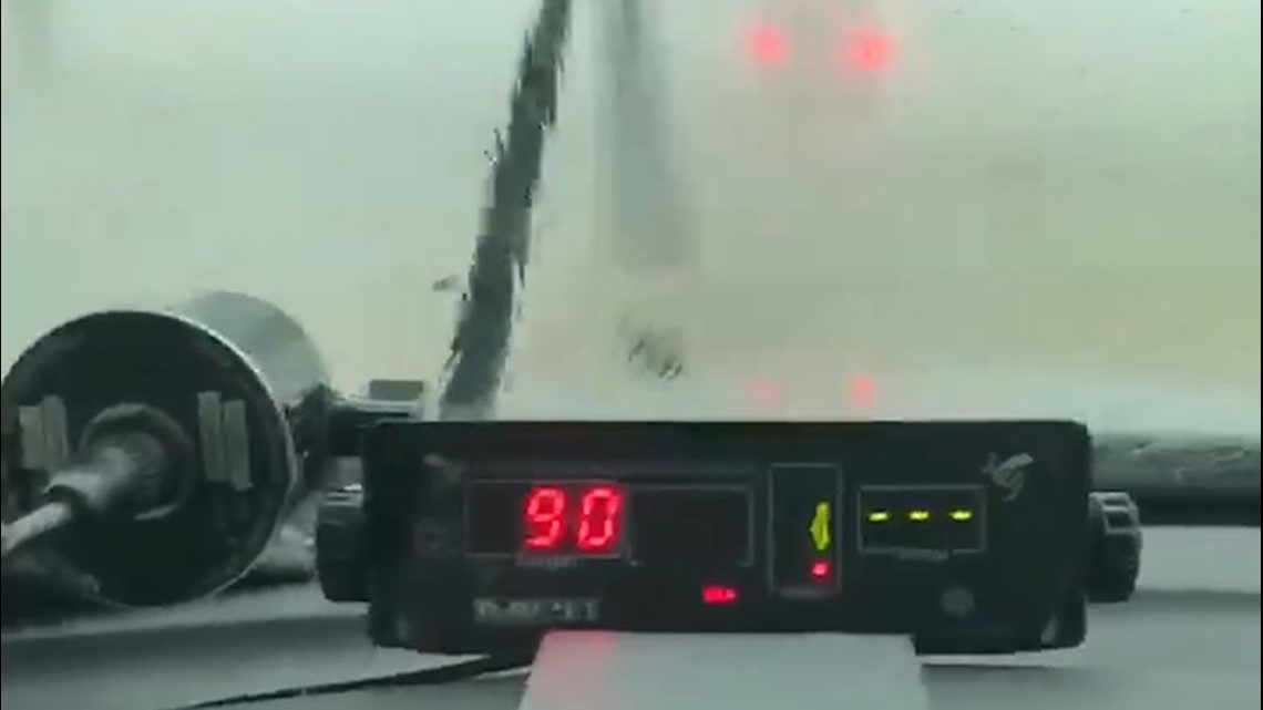 Police radar captures winds of 90 mph during derecho | kare11.com