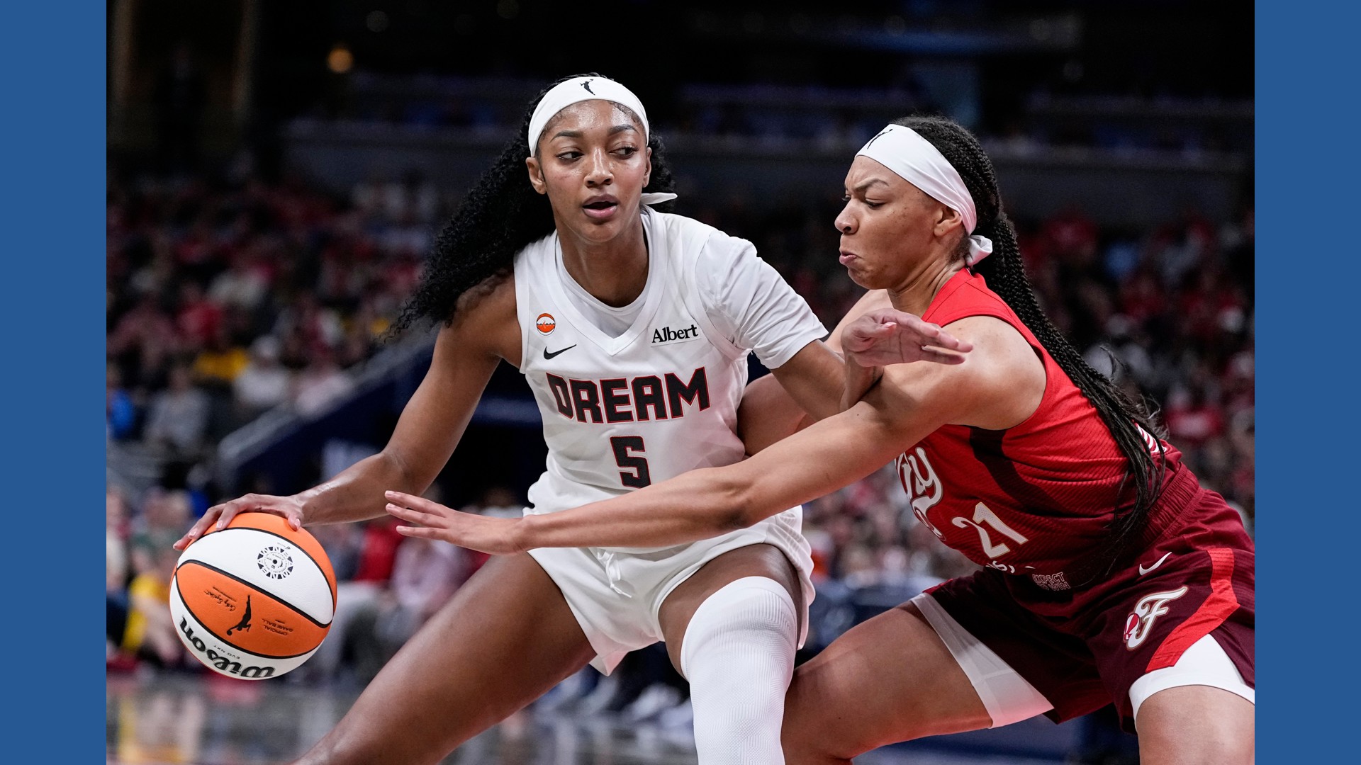 Dream's Angel Reese sets WNBA mark for fewest games to 1,000 career ...