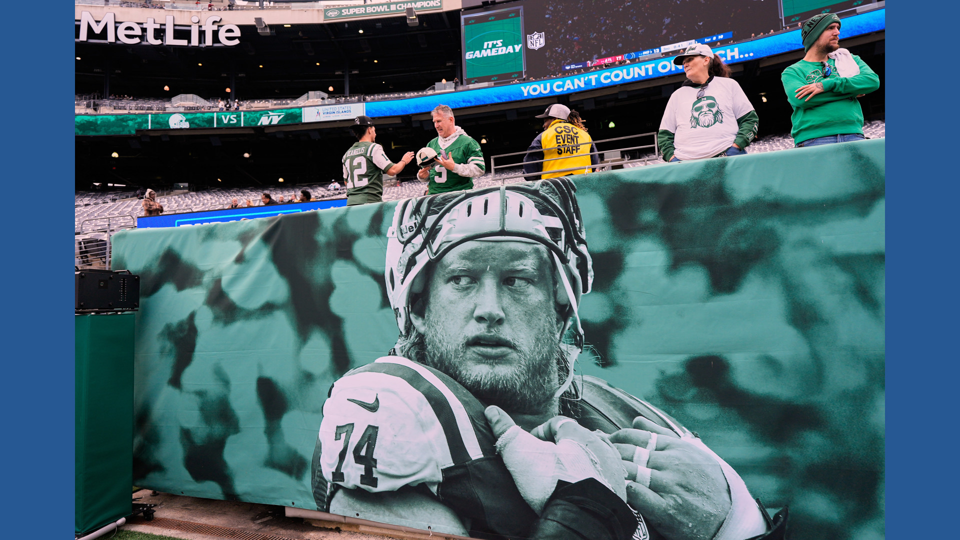 Jets honor late Nick Mangold with tribute before game against Browns ...