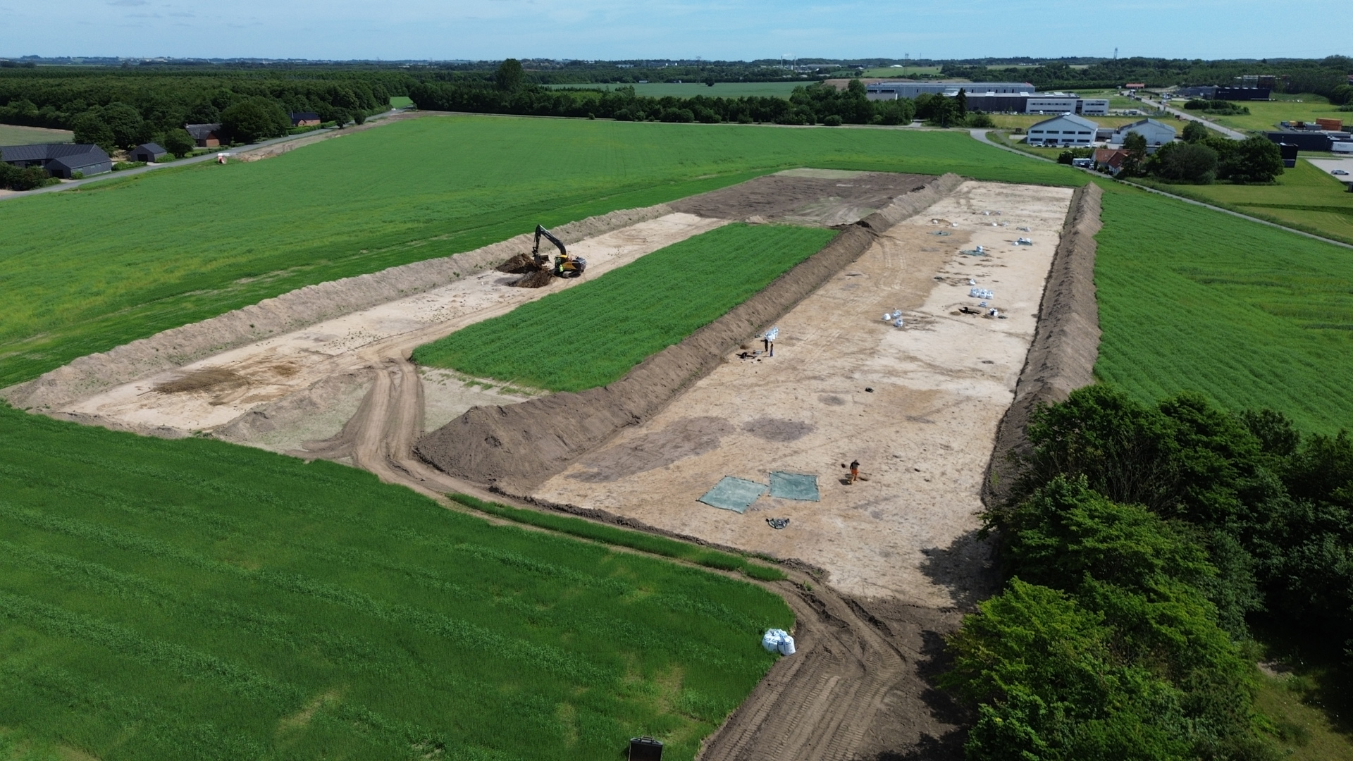 Archaeologists find huge Viking textile production site in Denmark ...