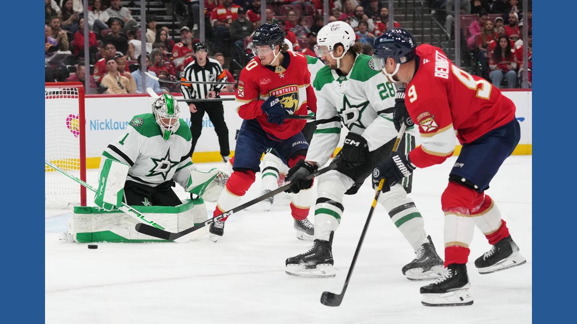 Brad Marchand gets deciding goal in shootout, Florida beats Dallas 4-3 ...