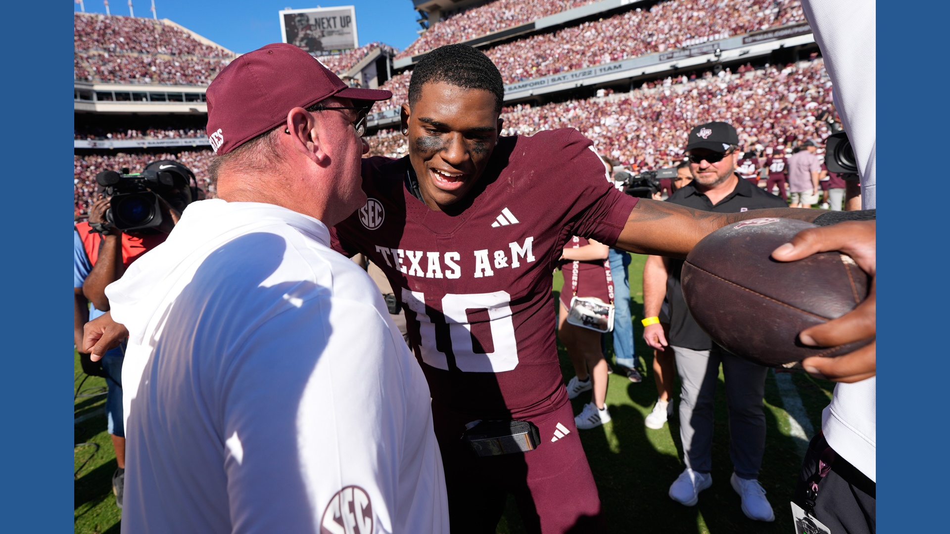 QBs Arch Manning and Marcel Reed set for high-stakes showdown in Texas-Texas A&M rivalry game ...