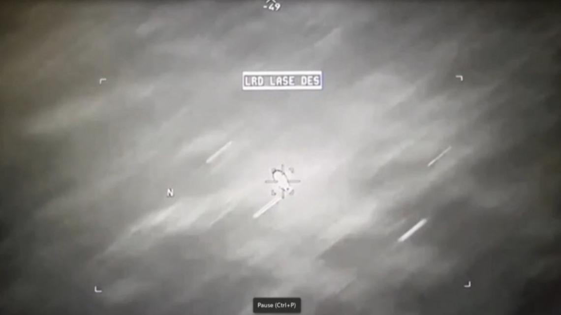 UFO hearing video shows hellfire missile shot at UAP in 2024 | kare11.com