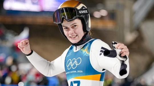 Anna Odine Stroem wins her 2nd gold at Milan Cortina in Olympic debut ...