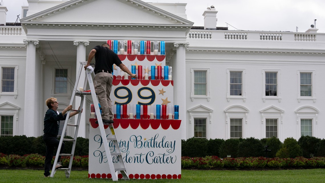 Jimmy Carter celebrates 99th birthday with Rosalynn and family | kare11.com
