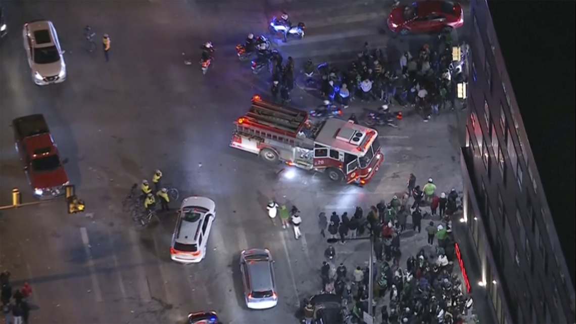 Car drives into crowd following Philadelphia Eagles game, injures 3 ...