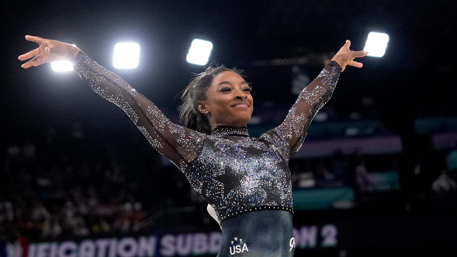 Simone Biles injured, but still dominates in Olympic return | kare11.com