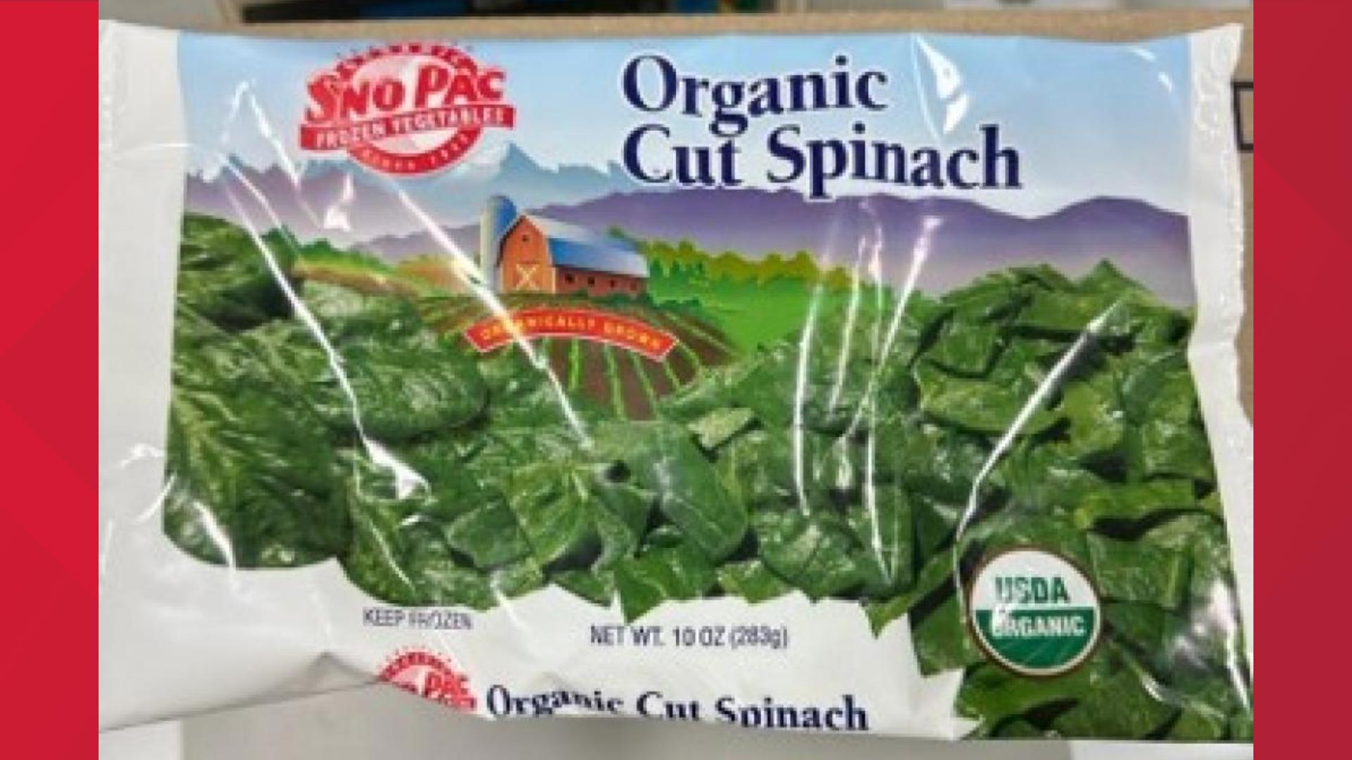 Recall: Frozen spinach bags sold nationwide may be contaminated with ...