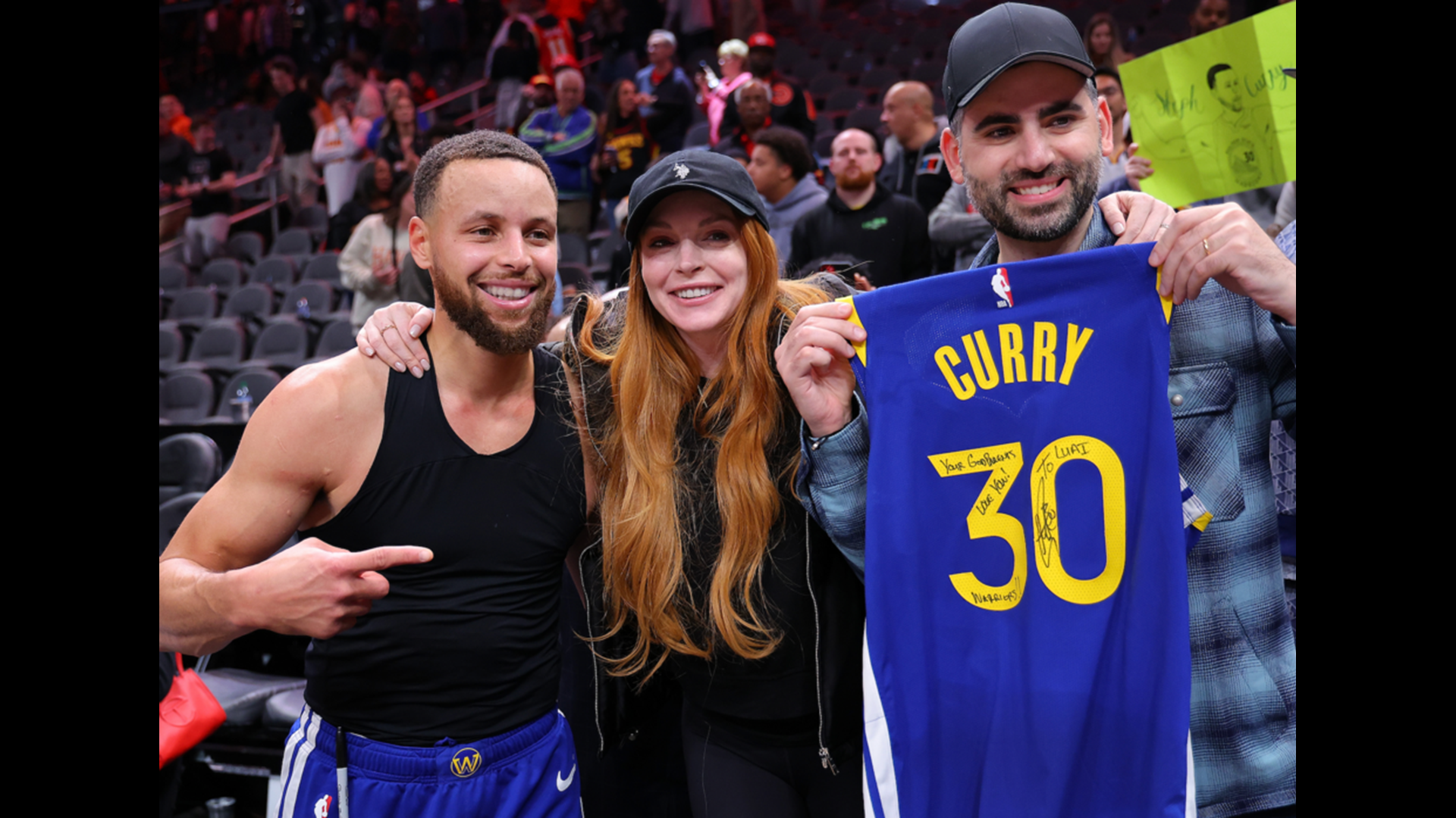 Steph Curry Reveals He’s the Godfather of Lindsay Lohan’s Son Luai ...