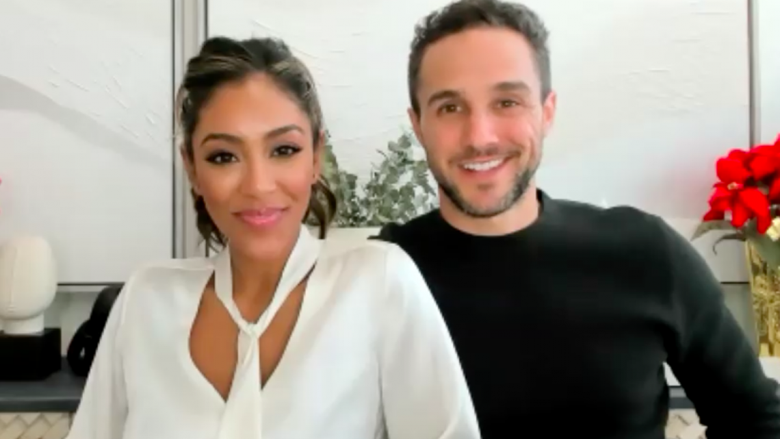 'Bachelorette' Tayshia Adams Reacts to Her Ex-Husband Josh Bourelle ...