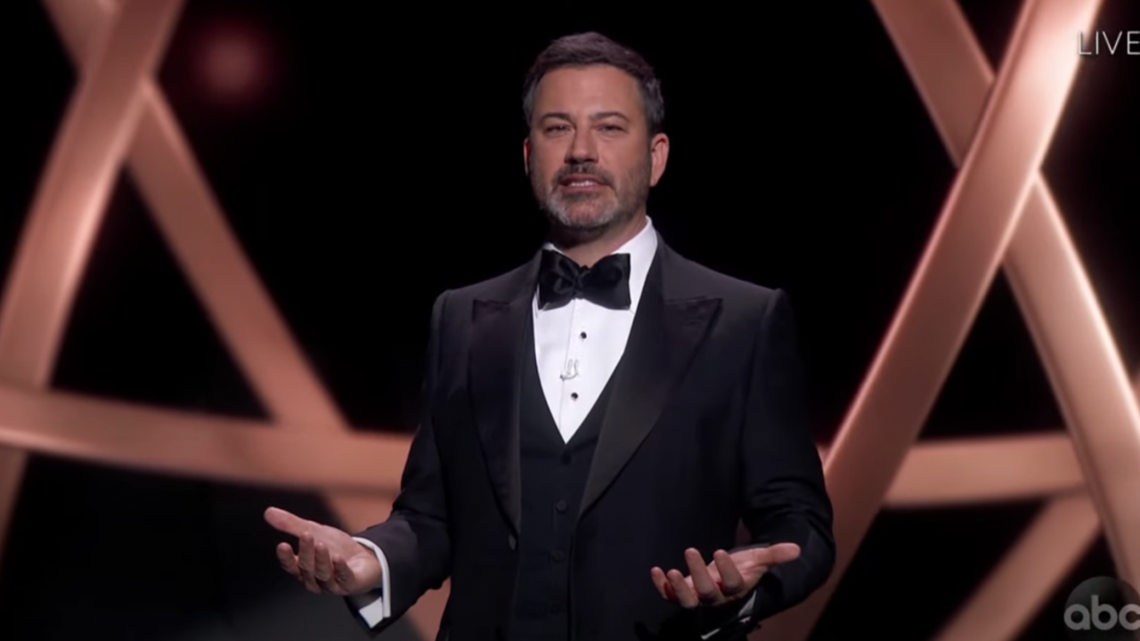 How Jimmy Kimmel Still Got a Standing Ovation During His Emmys Opening ...