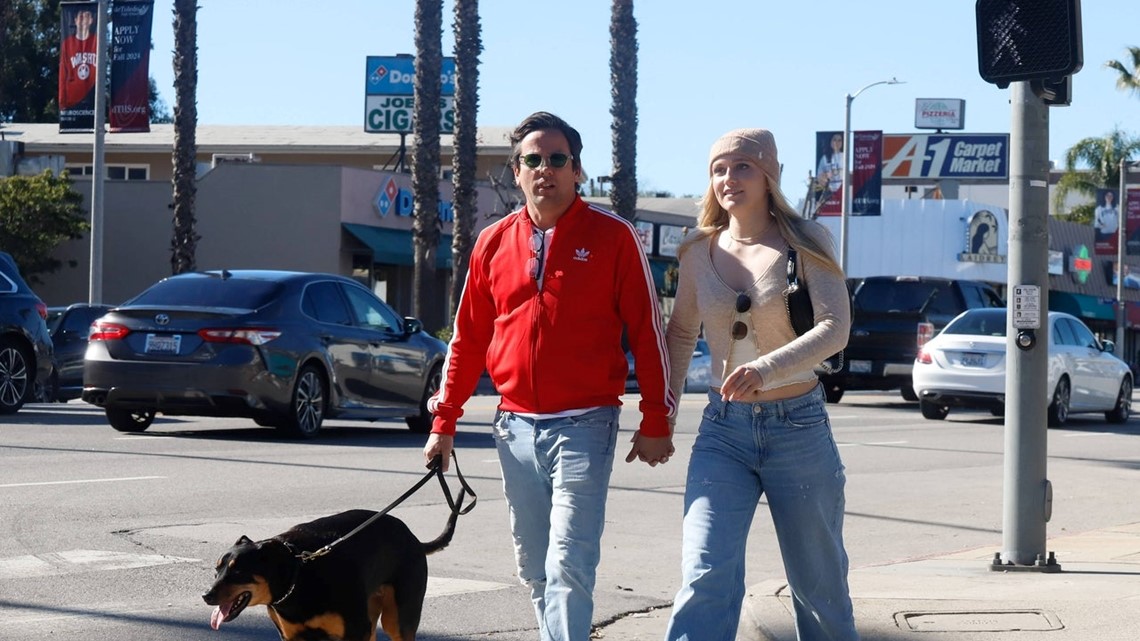 Pat Sajak's Daughter Maggie, 29, Kisses Scottish Actor Ross McCall, 48 | kare11.com