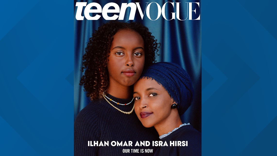 Rep. Ilhan Omar, daughter Isra Hirsi featured on Teen Vogue cover ...