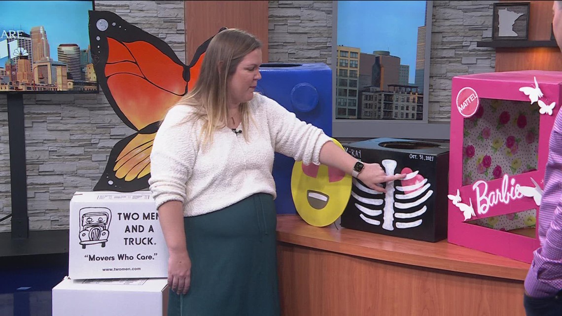 Get creative with a DIY Halloween costume made from boxes | kare11.com