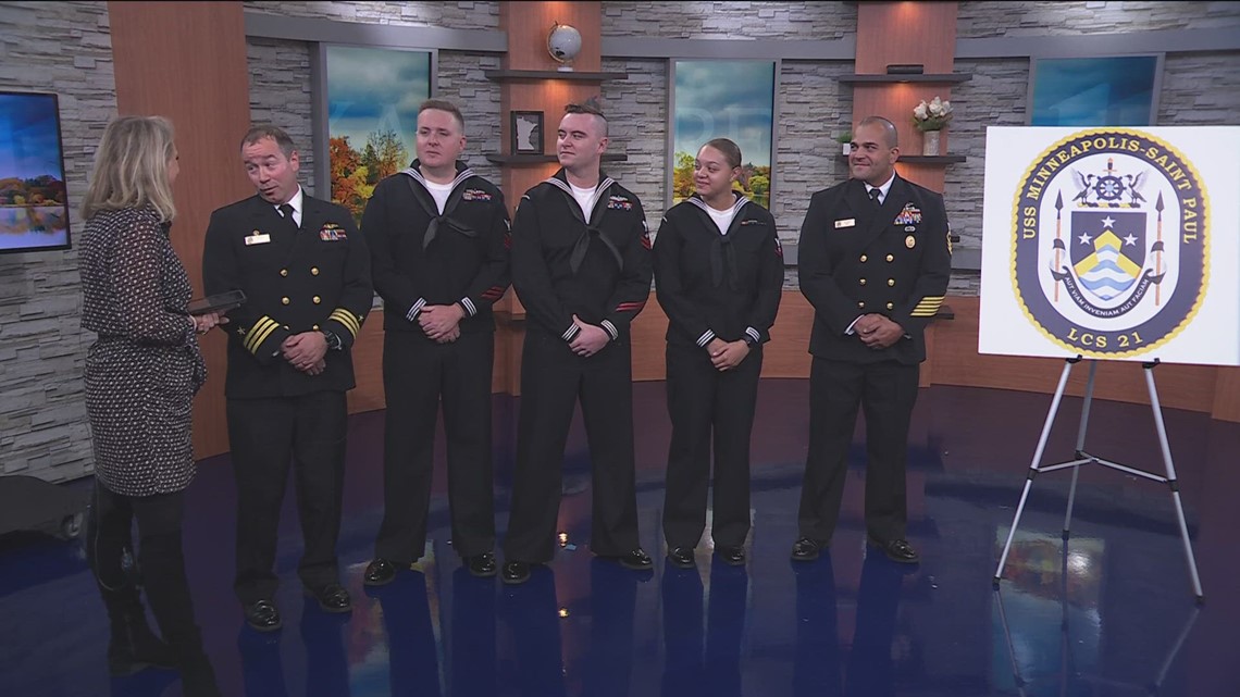Crew of USS Minneapolis-Saint Paul visiting Twin Cities | kare11.com