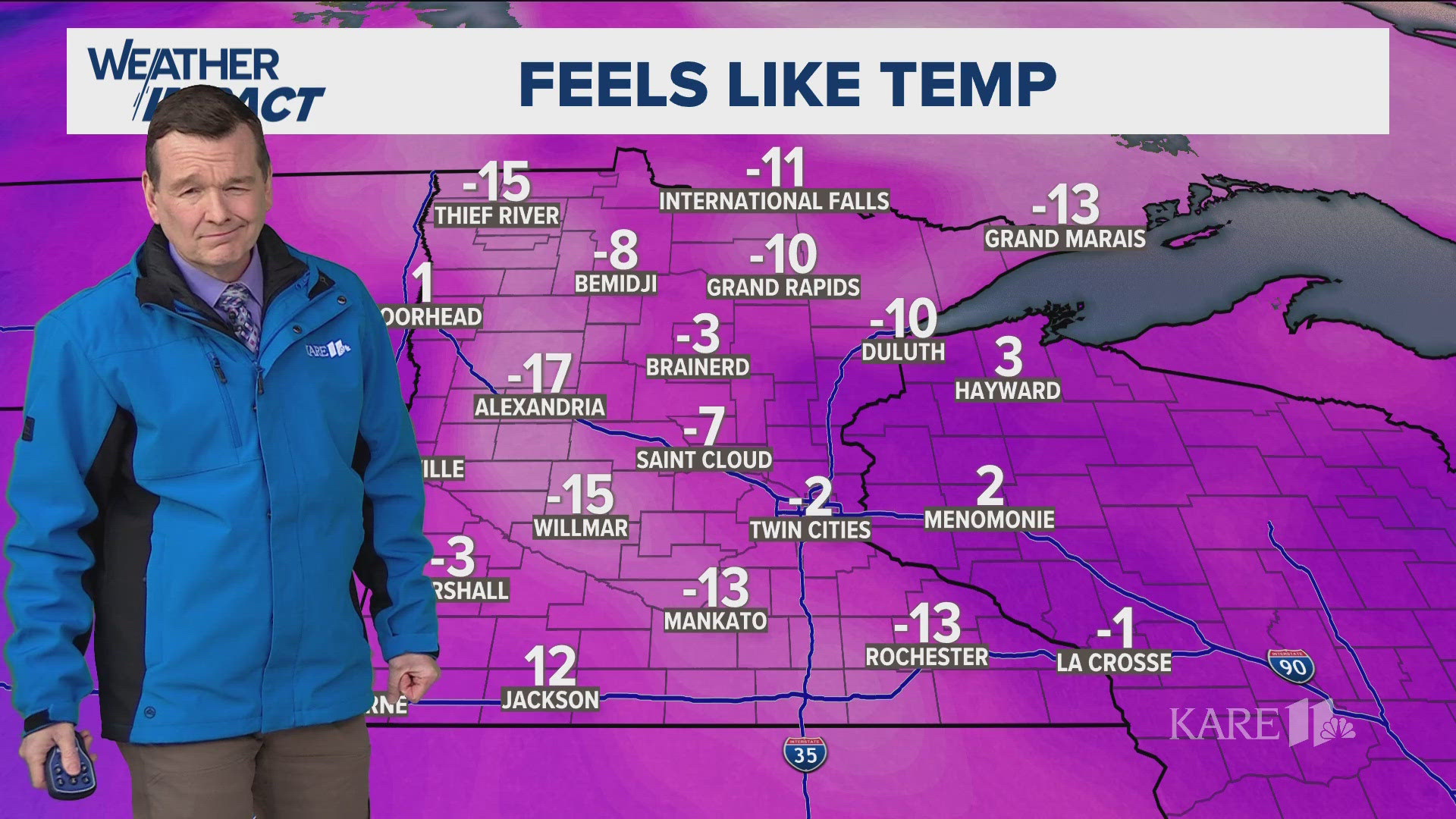 What cities got the most snow in Sunday's blizzard? | kare11.com