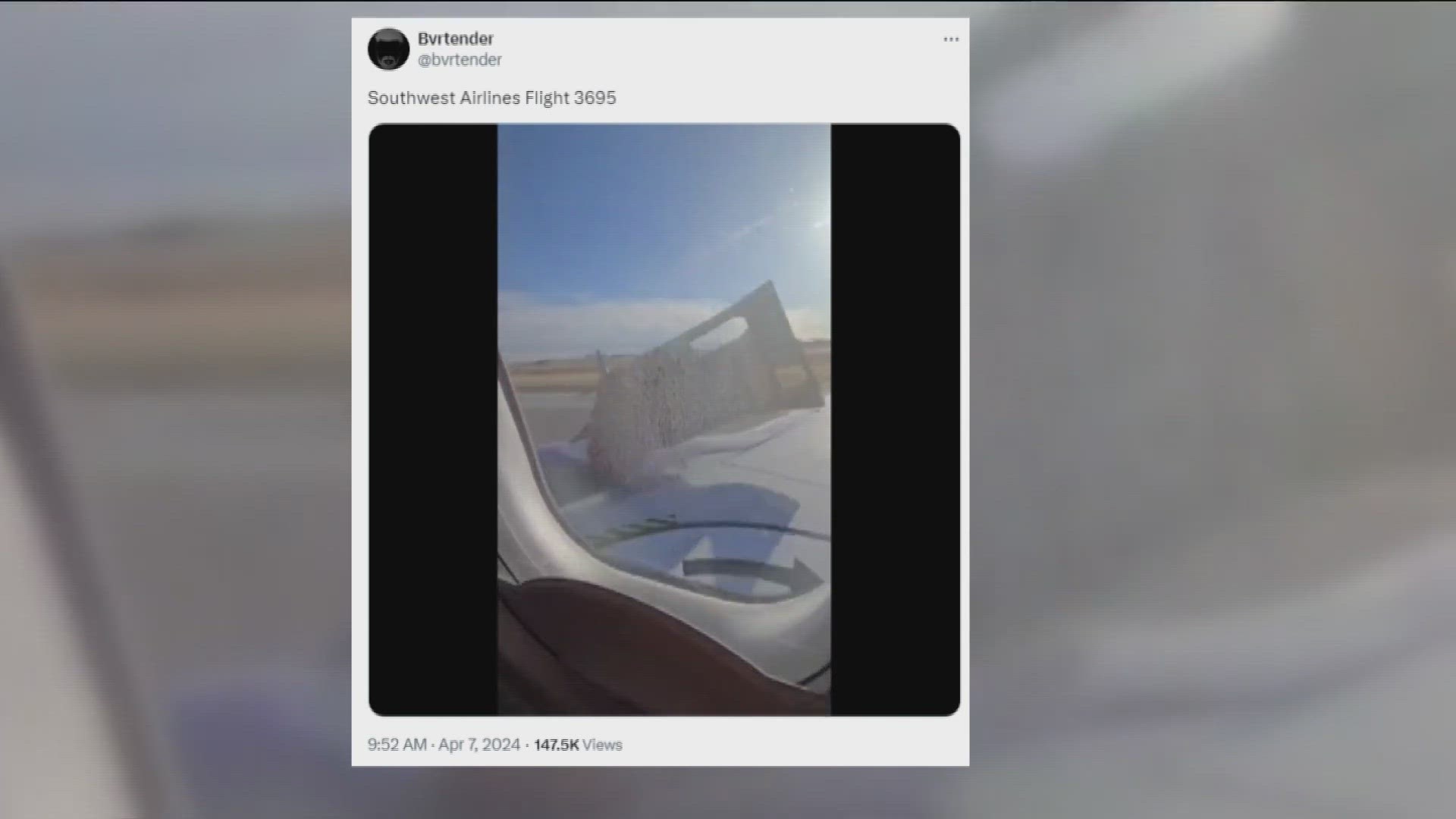 Engine cover flies off Southwest plane | kare11.com