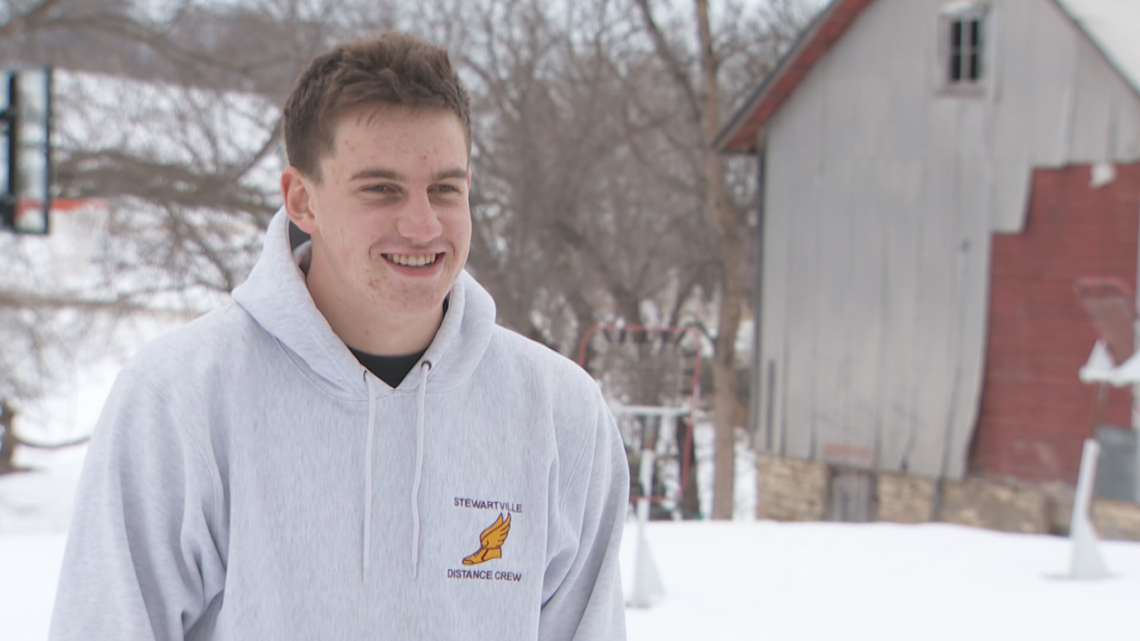 Stewartville's Will Tschetter stands out on and off the court | kare11.com