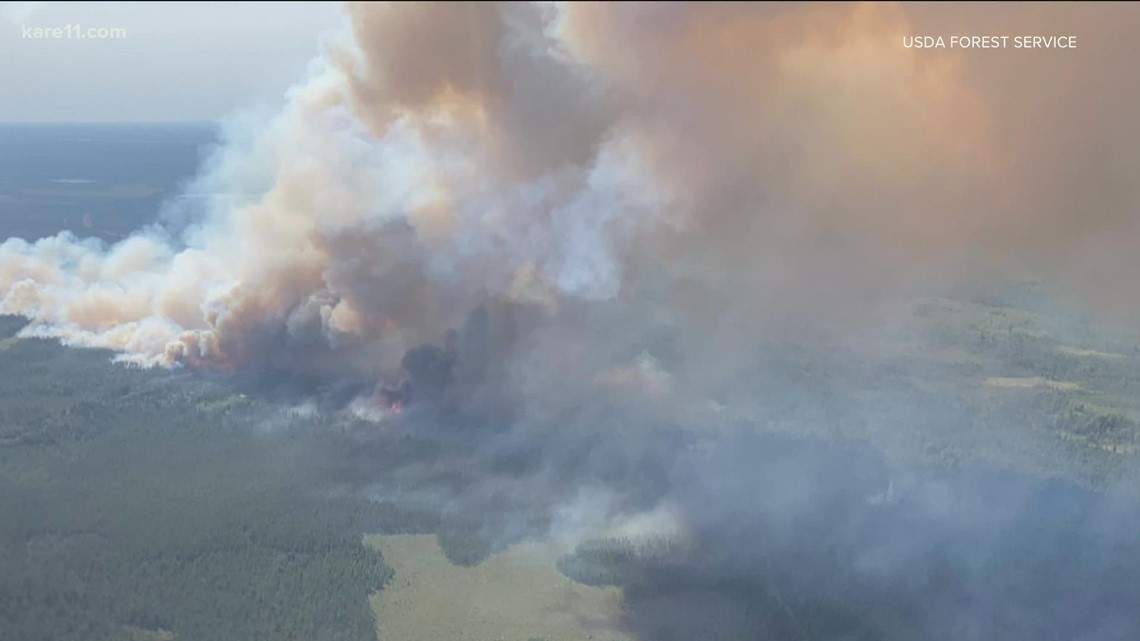 Greenwood Fire grows to more than 9,000 acres in northeastern Minnesota ...
