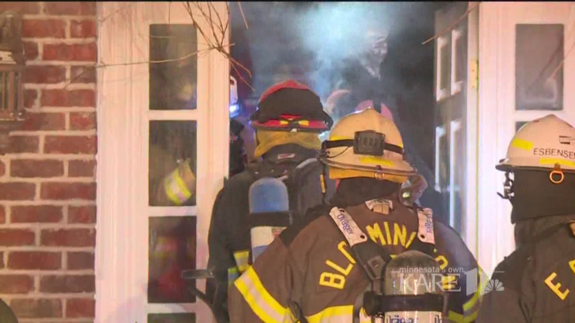 Edina fire crews battle flames, frigid conditions | kare11.com