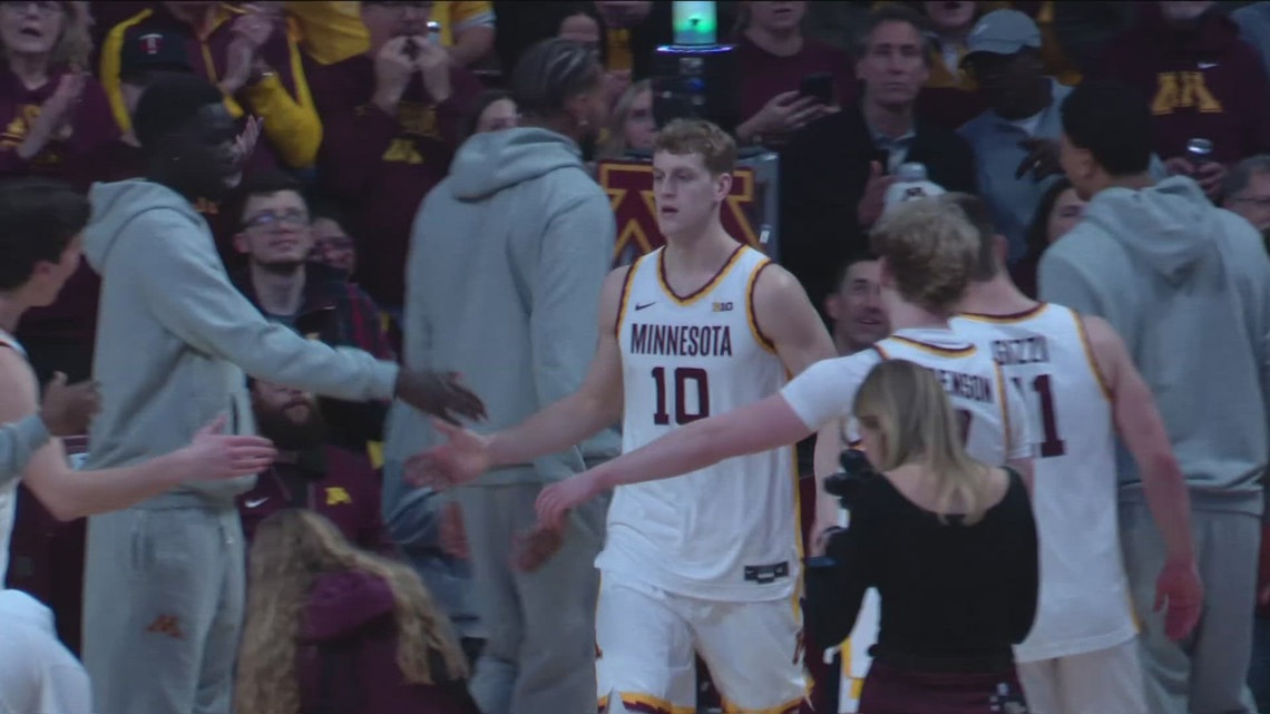 Gophers pick up senior night win over Northwestern | kare11.com