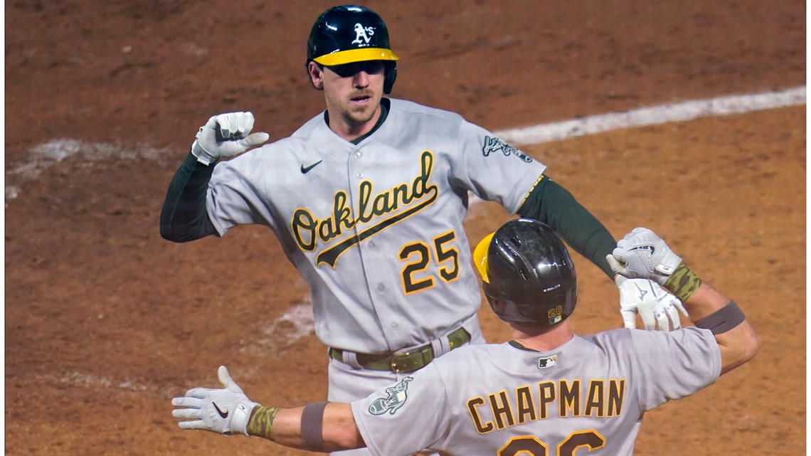 A's hit four homers to back Montas, beat Twins 6-1 | kare11.com