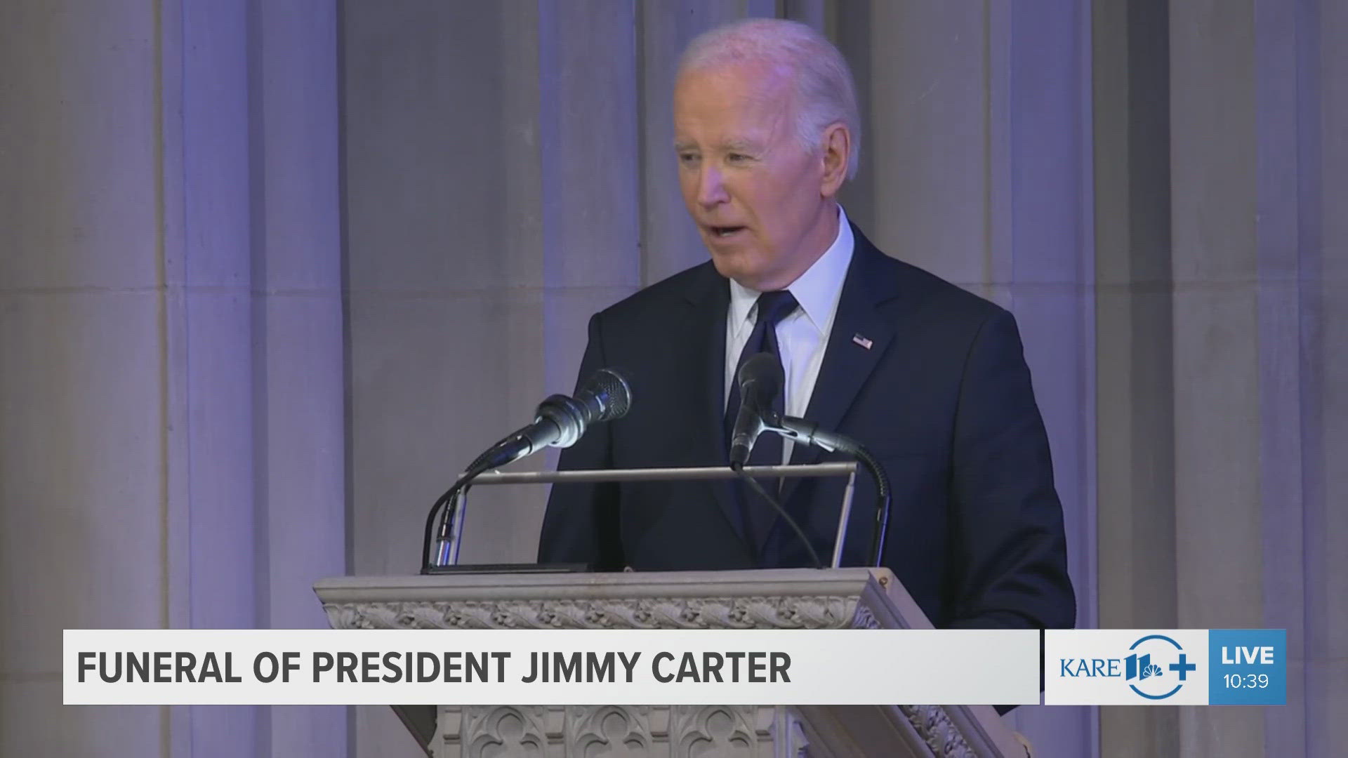 President Joe Biden delivers the eulogy for Jimmy Carter | kare11.com