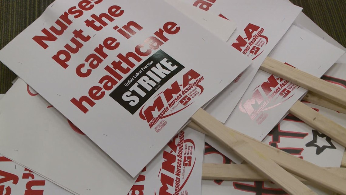 15,000 nurses across Minnesota prepare to strike Monday morning ...