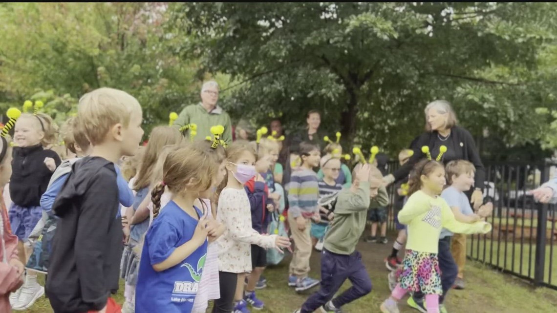 Justice Page, Minneapolis school celebrates opening of outdoor learning ...