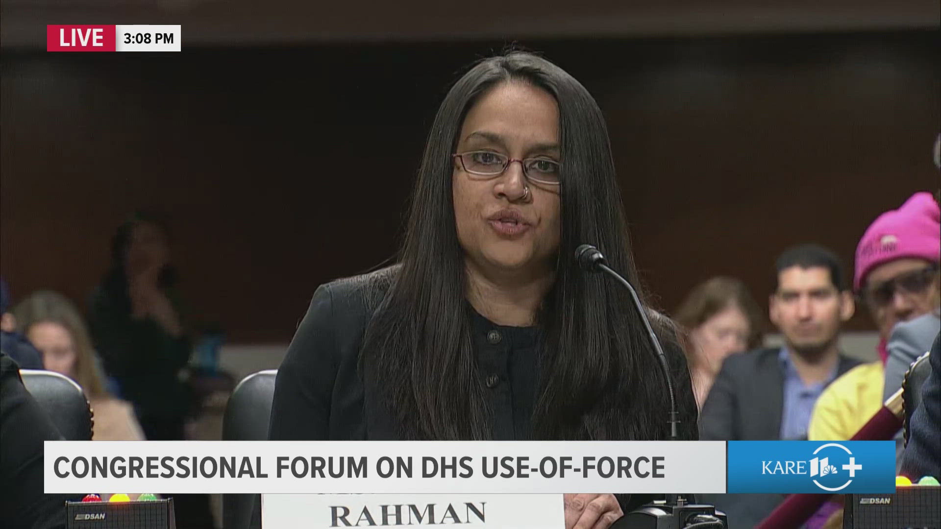 DHS disputed her account after viral video — Rahman testifies at forum ...