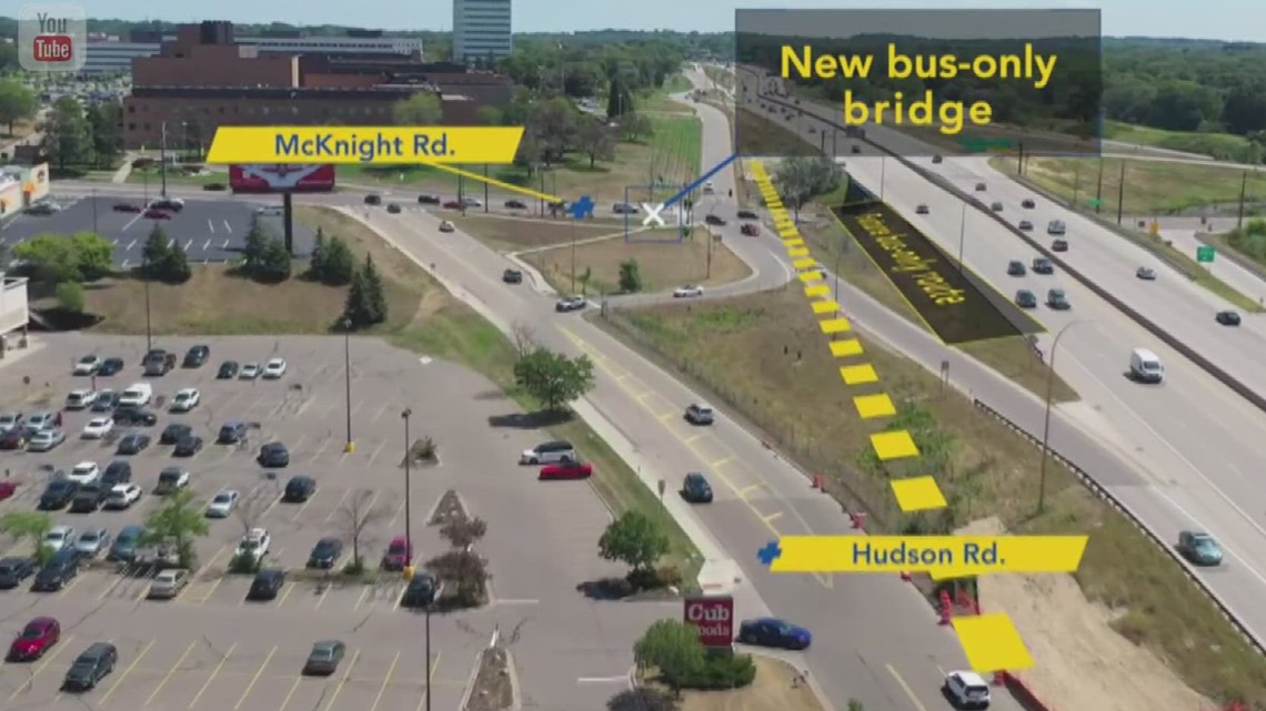 New bridge over I-94 will open soon ahead of planned bus line | kare11.com