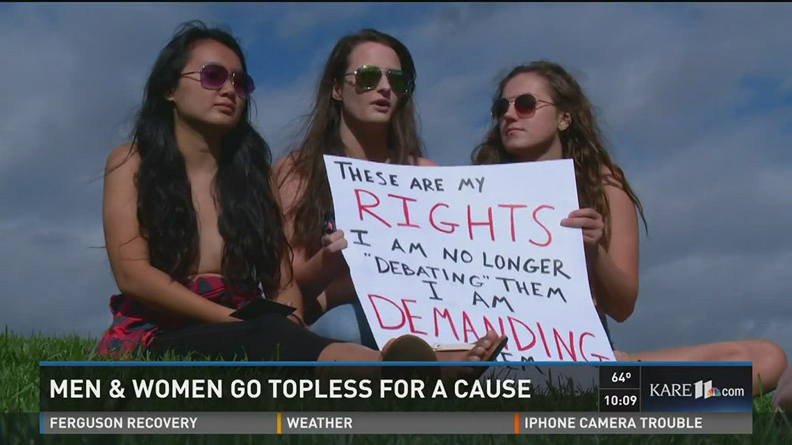 Men and women go topless for a cause | kare11.com