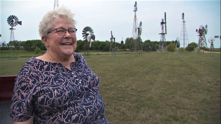 Vintage windmill farm gives dozens of classics a place to spin | kare11.com