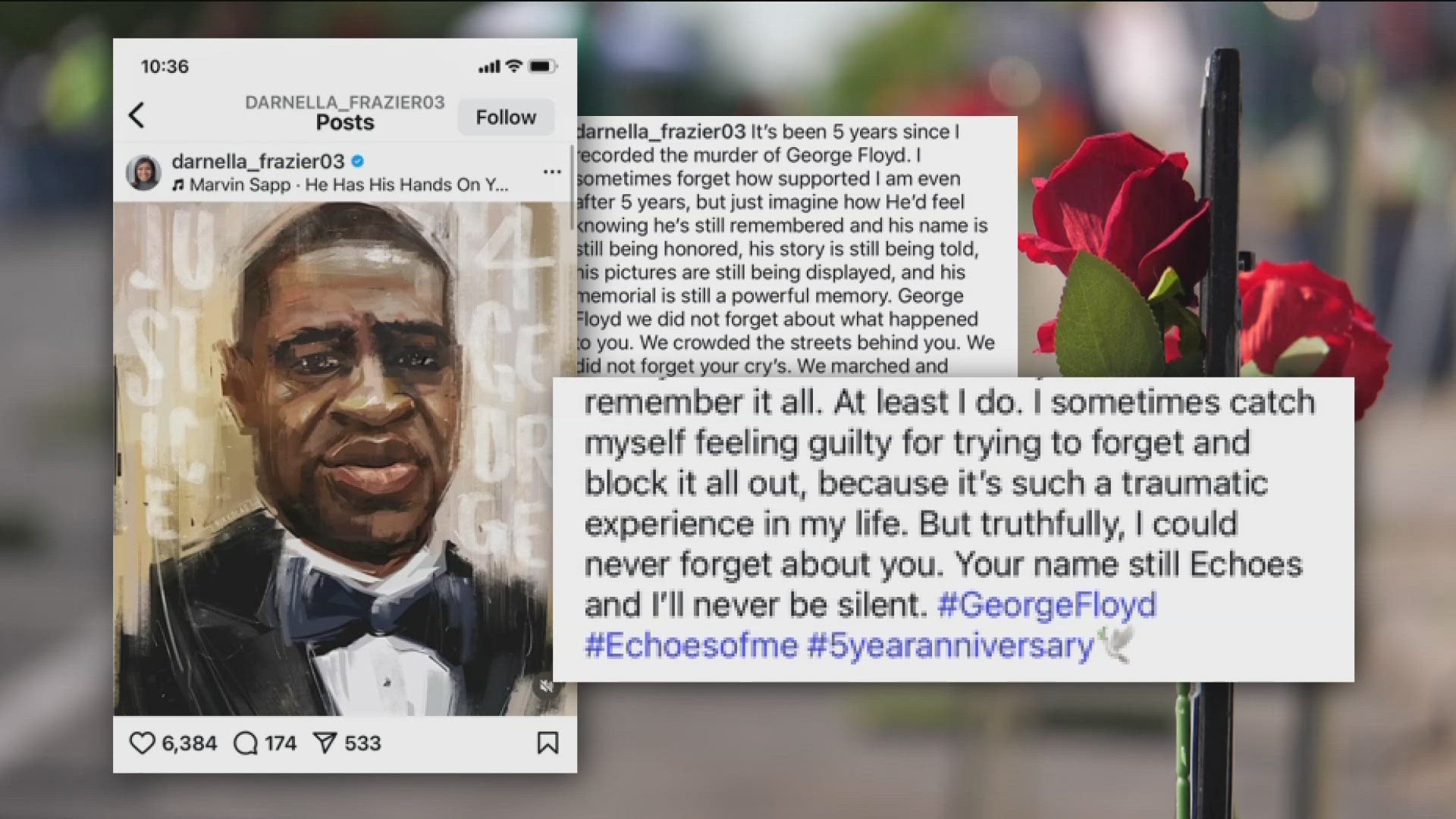 Darnella Frazier remembers George Floyd on Memorial Day 2025 | kare11.com