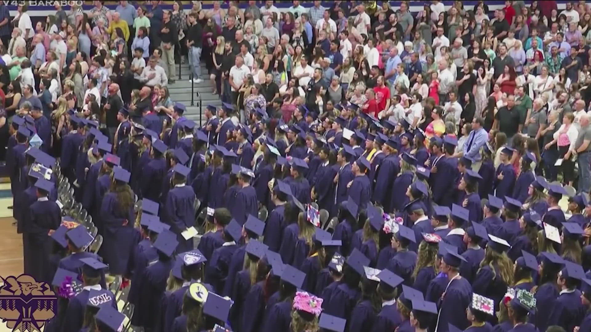 Father charged after interrupting graduation in Baraboo, Wisconsin | kare11.com