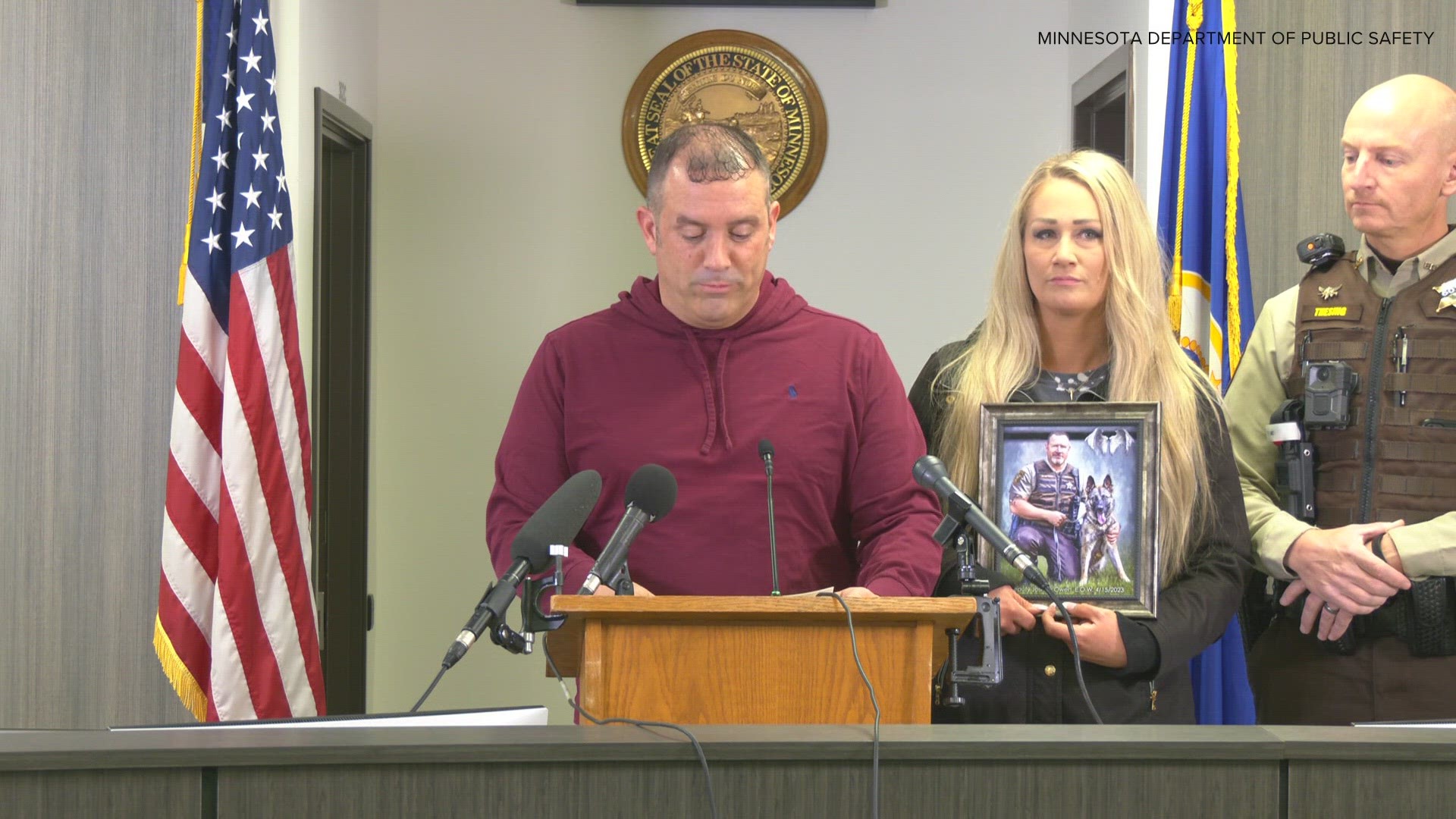 Family shares statement on behalf of Deputy Josh Owen's widow | kare11.com