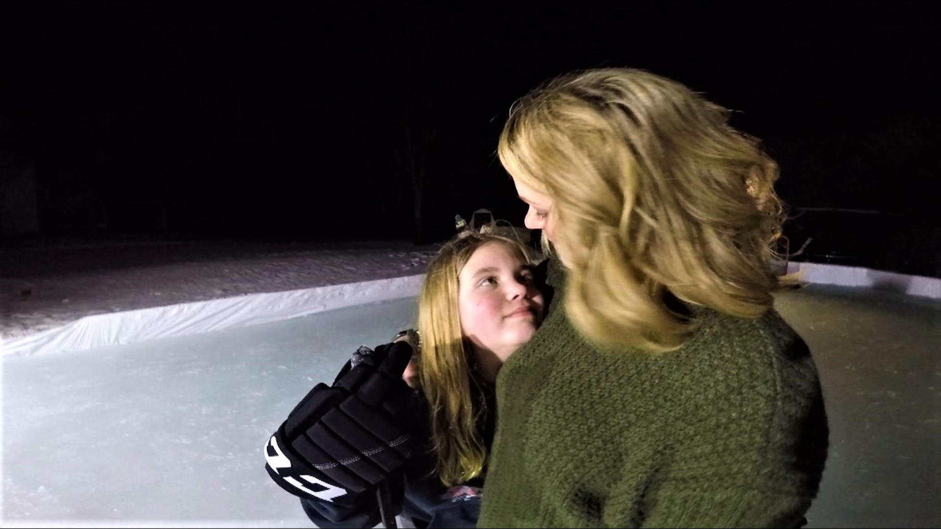 Kids scatter hockey dad's ashes at backyard rink he built for them ...