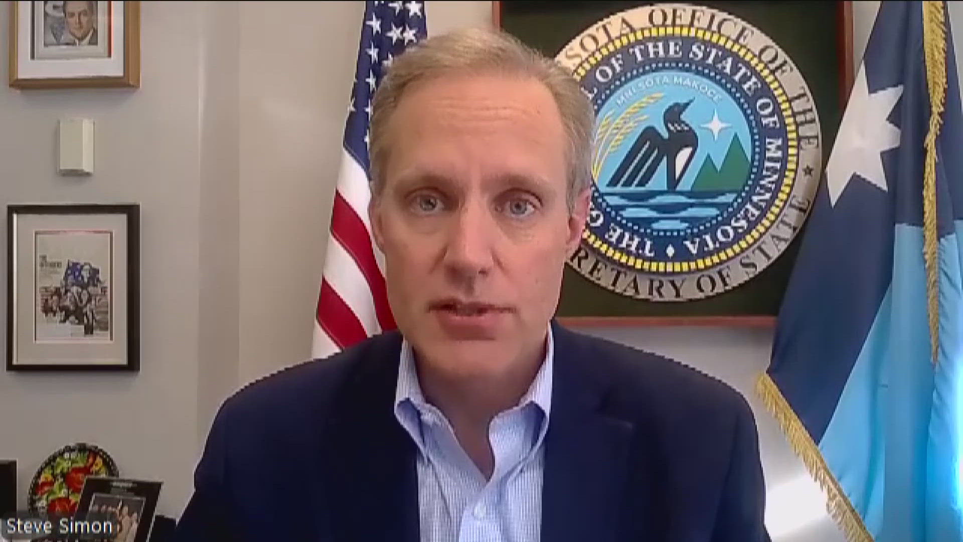 MN SOS Simon on DOJ's request for voter information: 'No' | kare11.com
