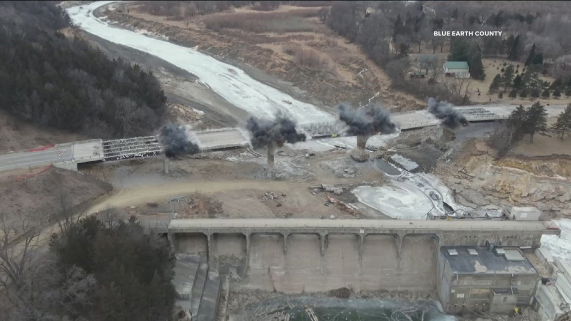 A Minnesota bridge that almost collapsed under heavy rains has been ...
