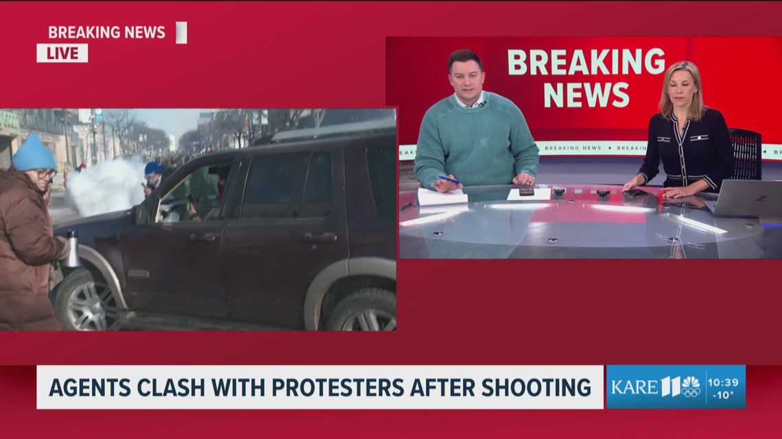 Another ICE shooting in Minneapolis leads to protestors clashing with ...