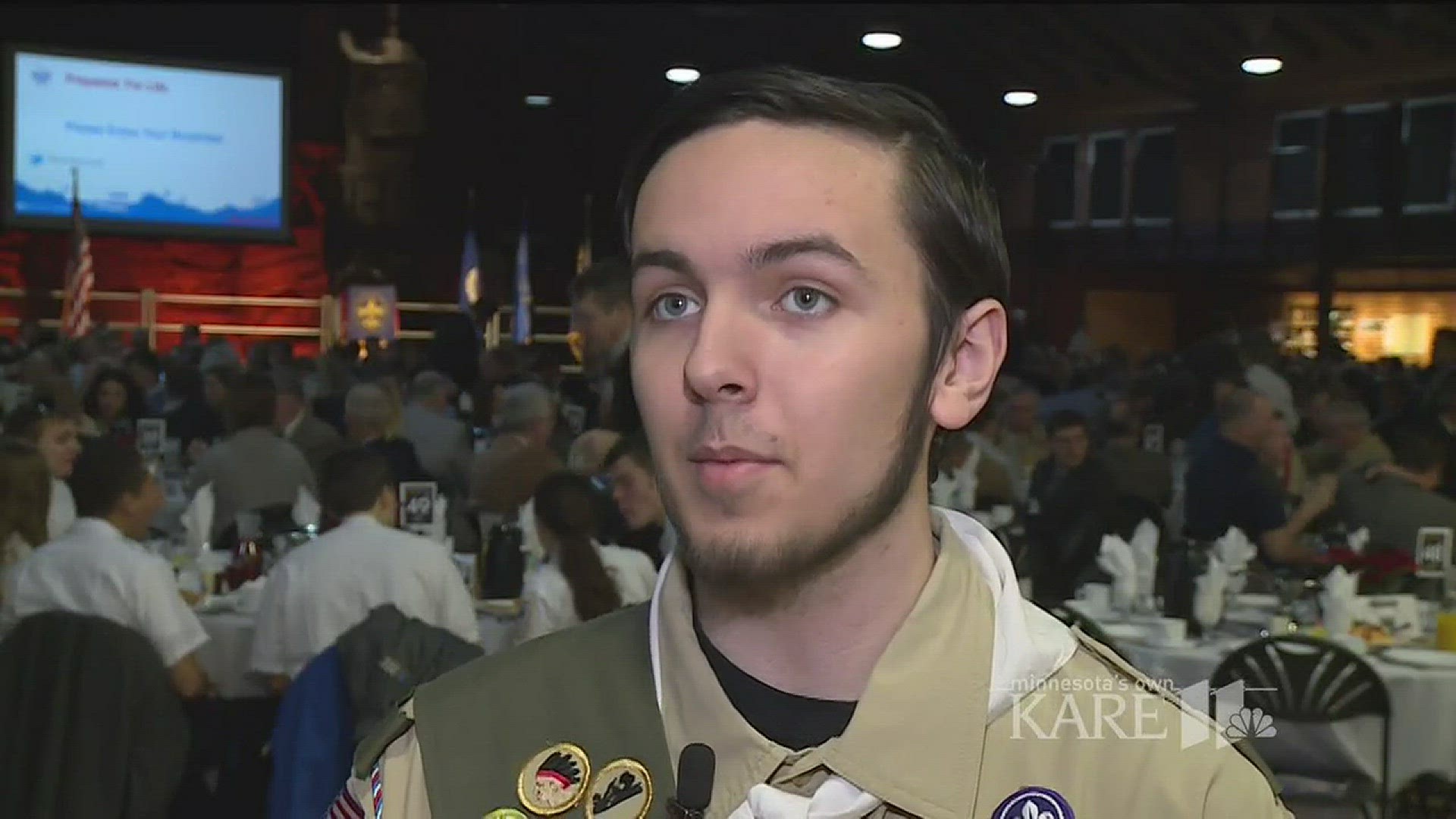 Boy Scout honored for saving dad's life | kare11.com
