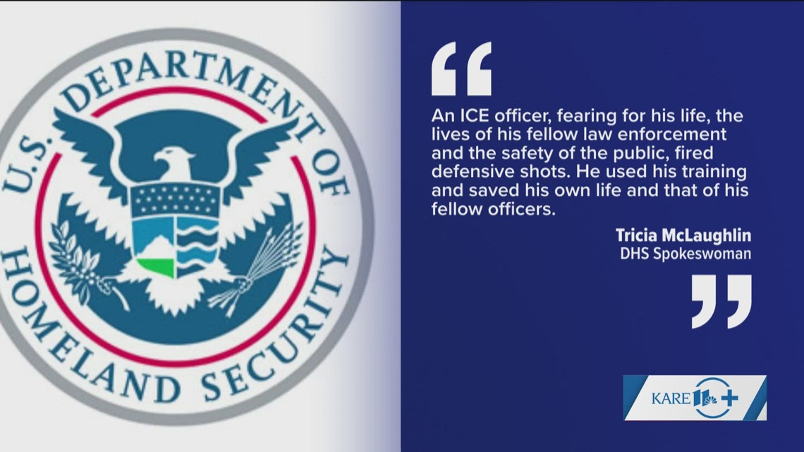 DHS: “Defensive shots” in Minneapolis ICE operation | kare11.com
