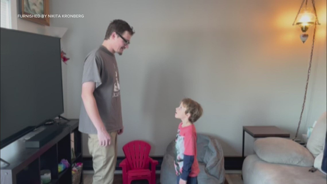 Eli Hart and his dad | kare11.com