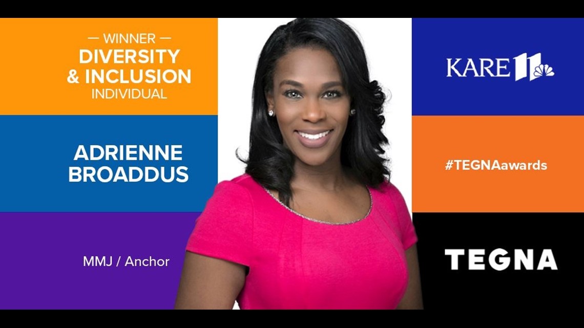 KARE 11's Adrienne Broaddus honored with TEGNA Diversity Award | kare11.com