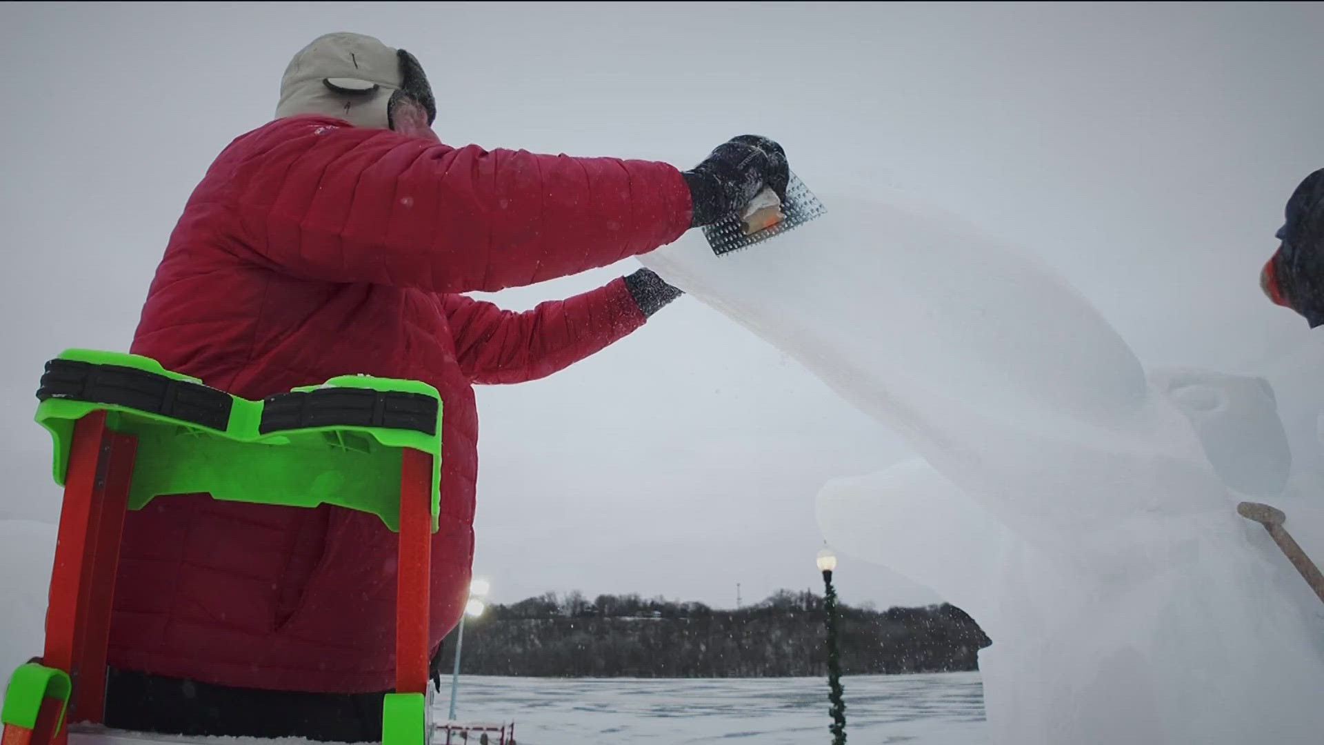 Snow sculptures taking shape in Stillwater | kare11.com