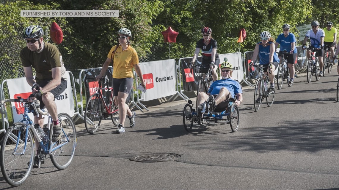 Bike MS Ride headed through Twin Cities | kare11.com
