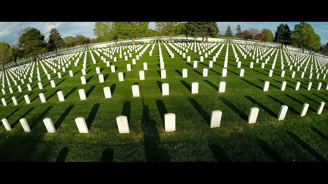 Ft. Snelling National Cemetery offers peace amid noise | kare11.com