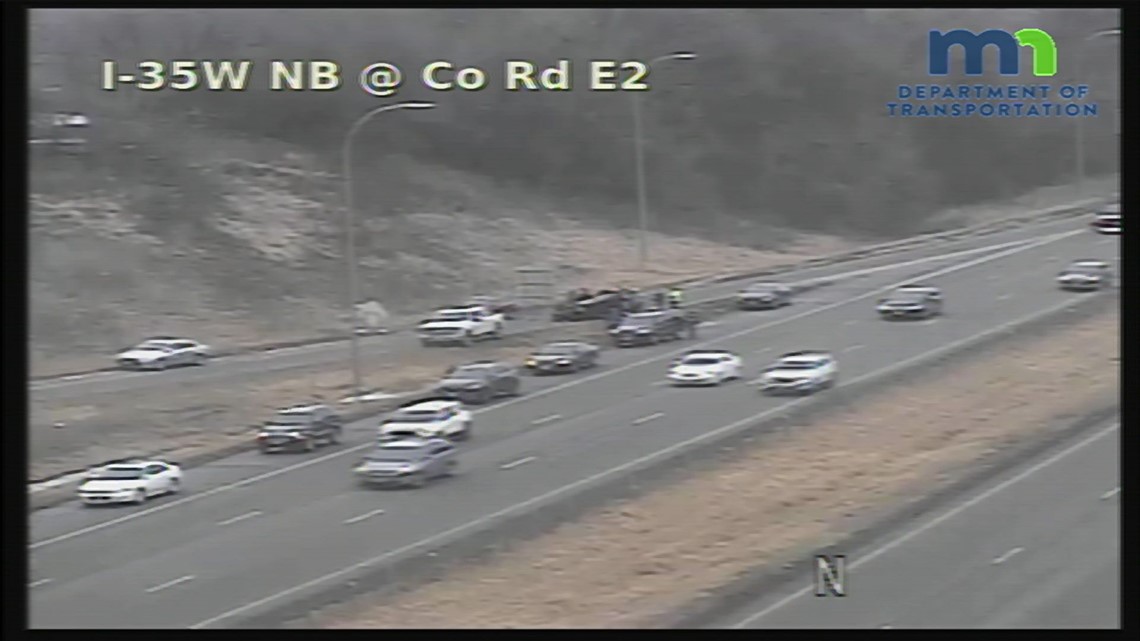 Driver killed when car rolls down 35W embankment | kare11.com