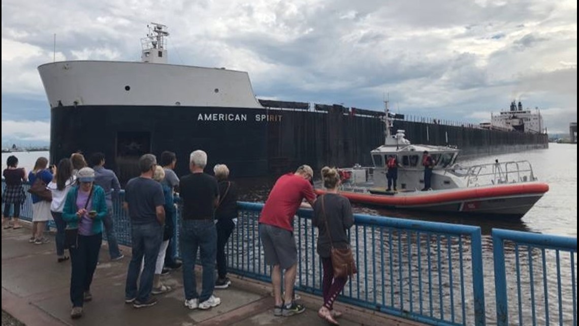Ship afloat after running aground in Duluth | kare11.com