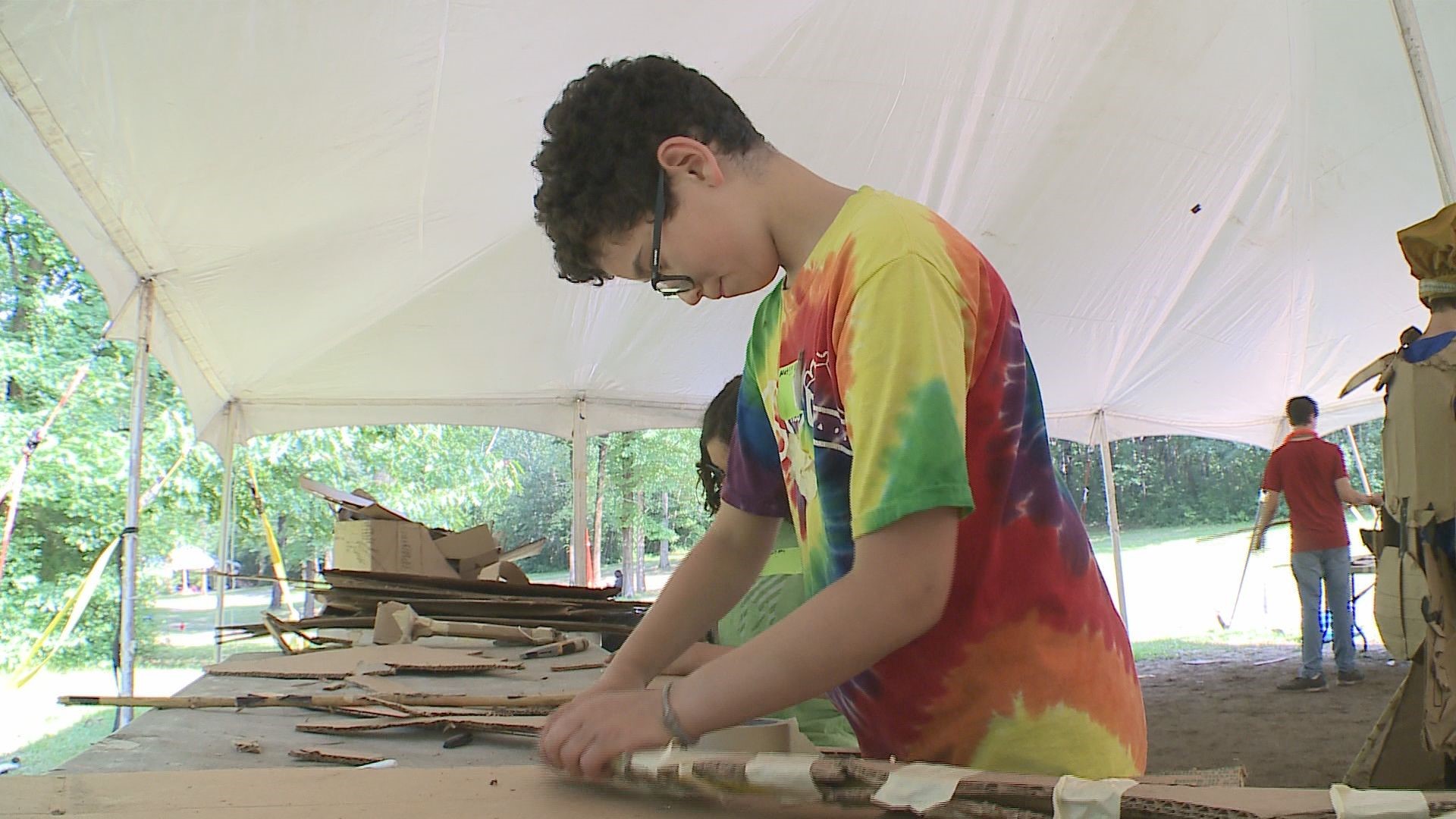 Exploring 'Adventures in Cardboard' camp | kare11.com